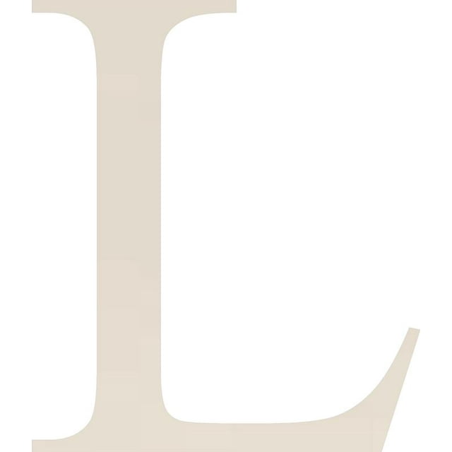 Acrylic Letter L Times, 4'' Tall White Laser Cut Acrylic Letters ...