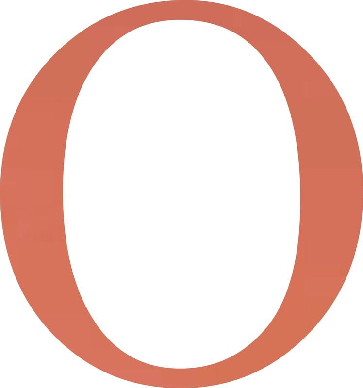 Acrylic Letter O Times, 1'' Tall Pastel Coral Small Acrylic Alphabet ...