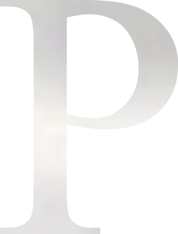 Acrylic Letter P Times, 6'' Tall Clear Acrylic Alphabet Letters, Choose ...