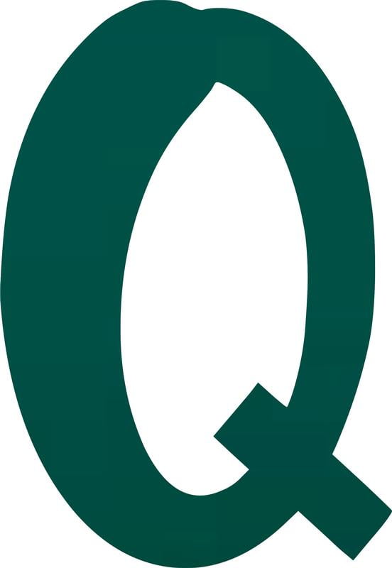 Acrylic Letter Q Blank Craft, 8'' Tall Frosted Teal Custom Wedding Reception Signage, DIY ...