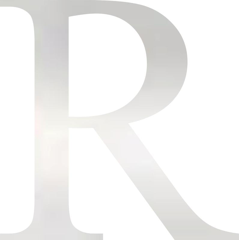 Acrylic Letter R Times, 6'' Tall Clear Acrylic Alphabet Letters, Choose ...