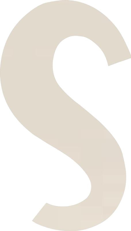 Acrylic Letter S Icebold, 3'' Tall White Wedding Acrylic Letters, Blank ...