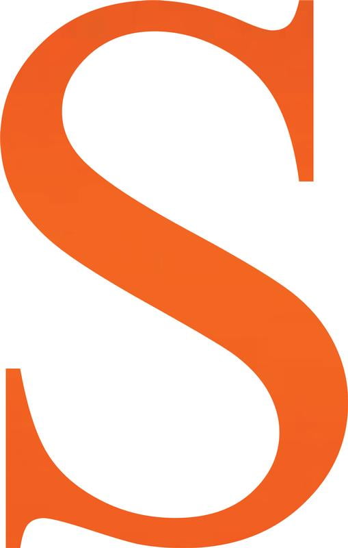 Acrylic Letter S Times, 10'' Tall Fluorescent Orange Custom Acrylic Letters, Choose Your Color ...