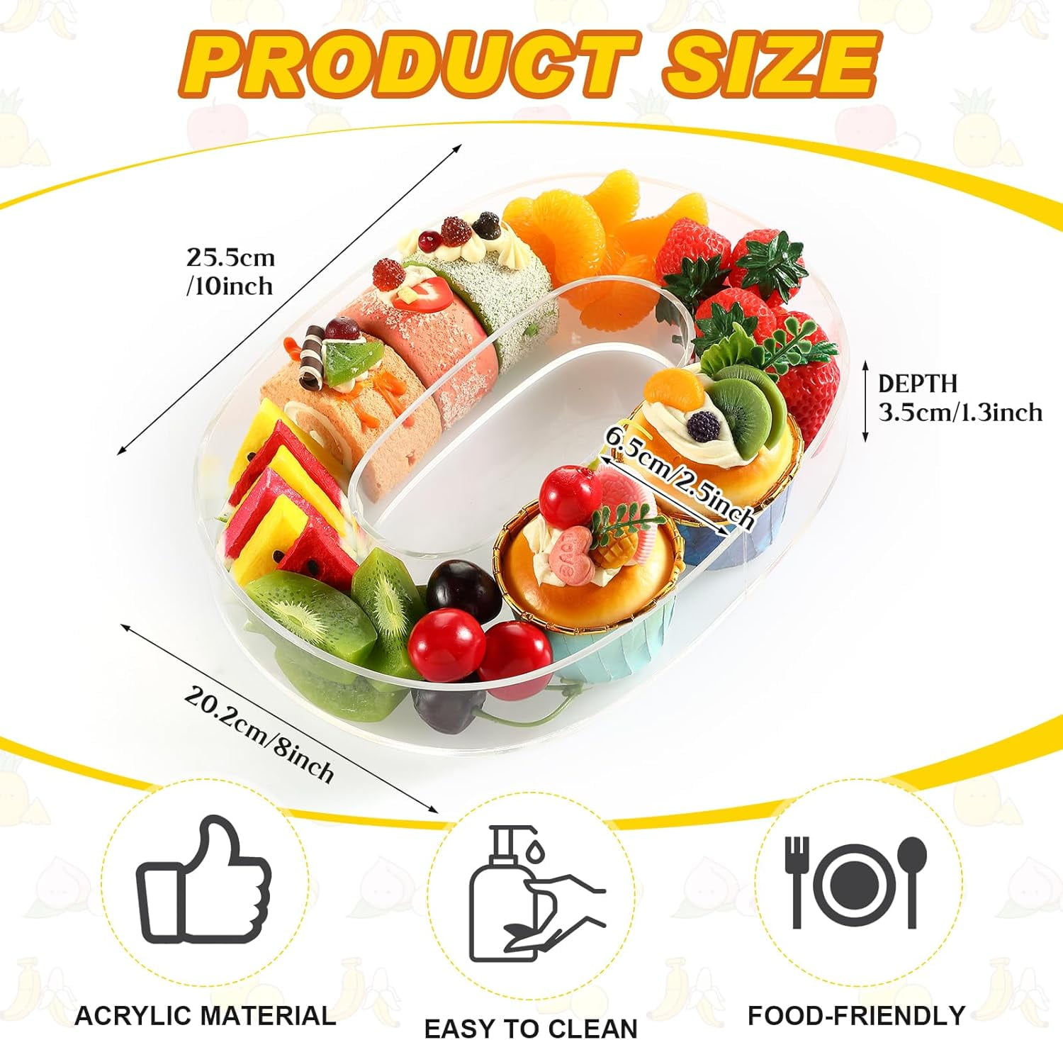 Acrylic Letter Tray Box Form Display Fillable Charcuterie Box Acrylic ...