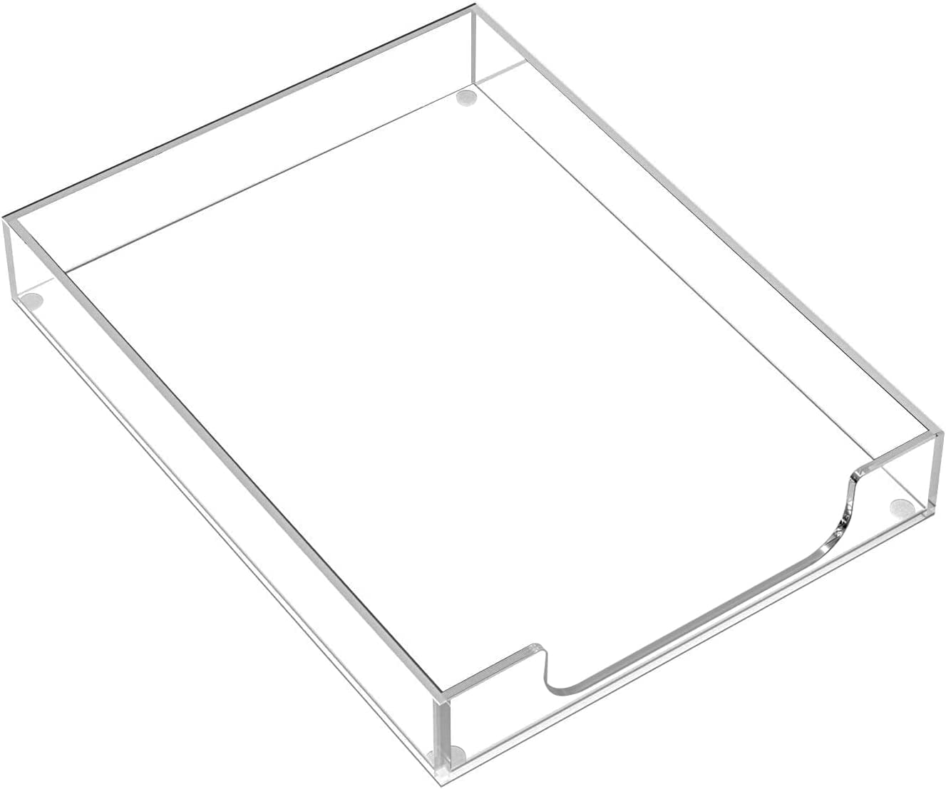 Acrylic Letter Tray, Clear Desk Organizer for Papers, Documents ...