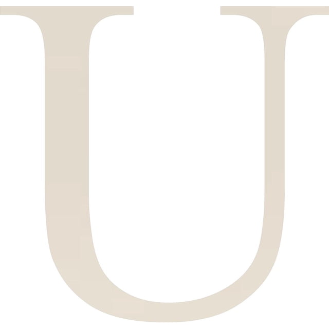 Acrylic Letter U Times, 4'' Tall White Laser Cut Acrylic Letters ...