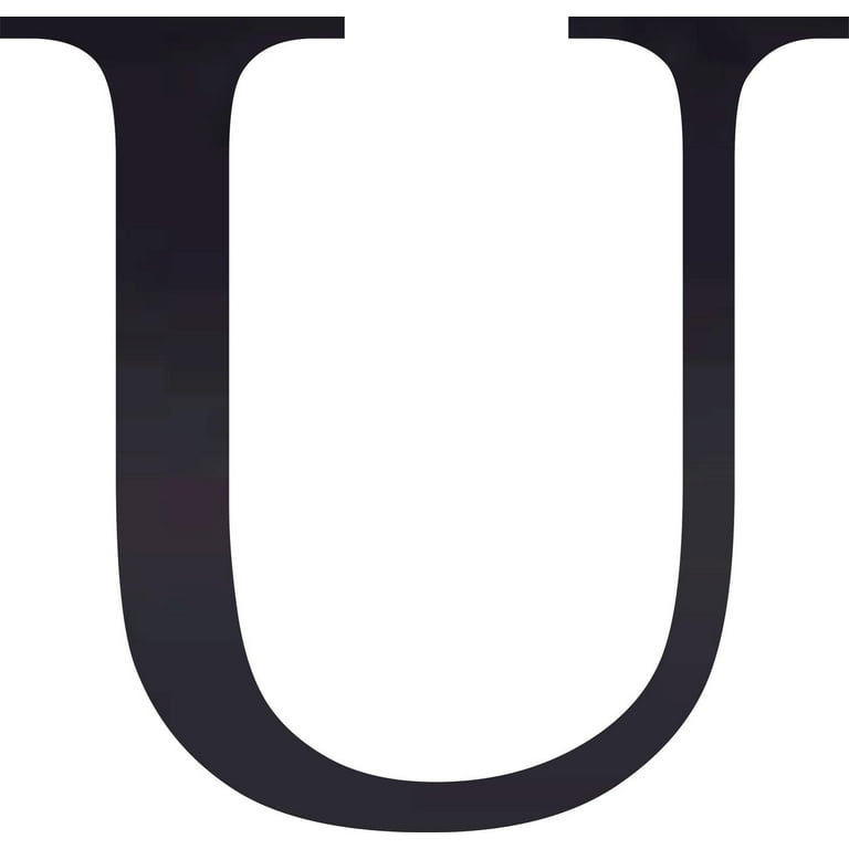 Black Letter U Unisex New Era Black Toronto Tempo Letter Logo 9FORTY