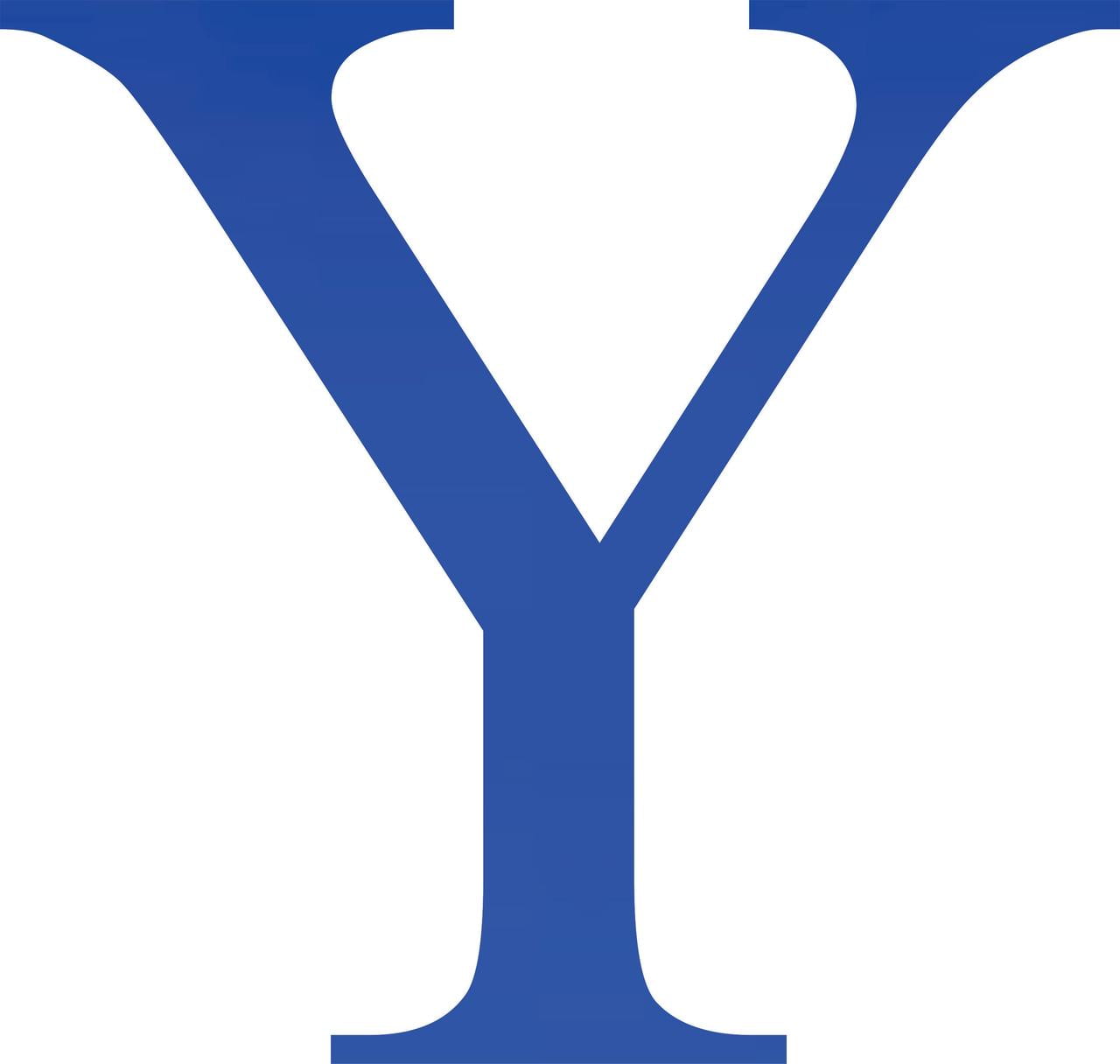 Acrylic Letter Y Times, 1'' Tall Transparent Dark Blue Small Acrylic ...