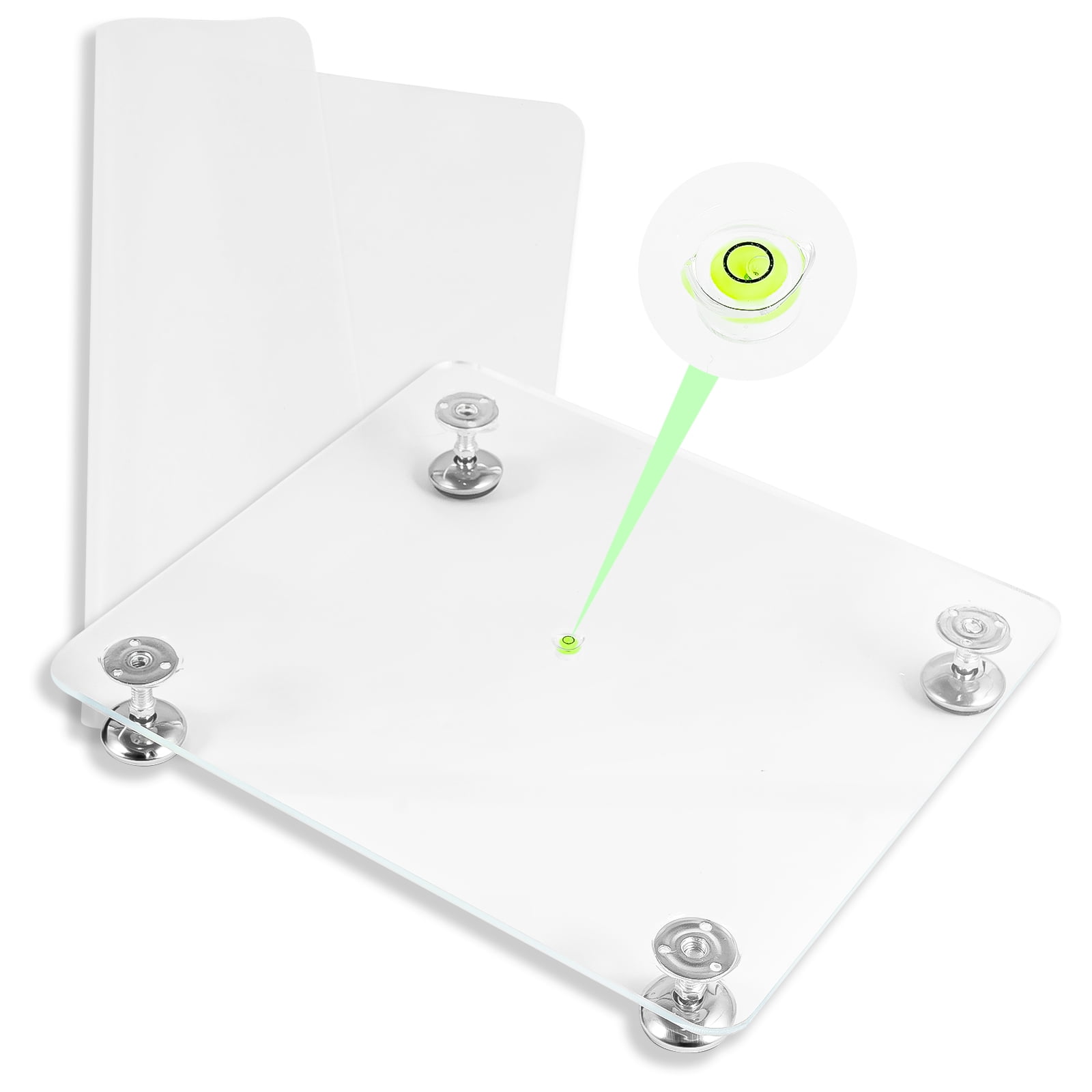 Acrylic Leveling Table 11.4×10.2 Inch Adjustable Leveling Board Self ...