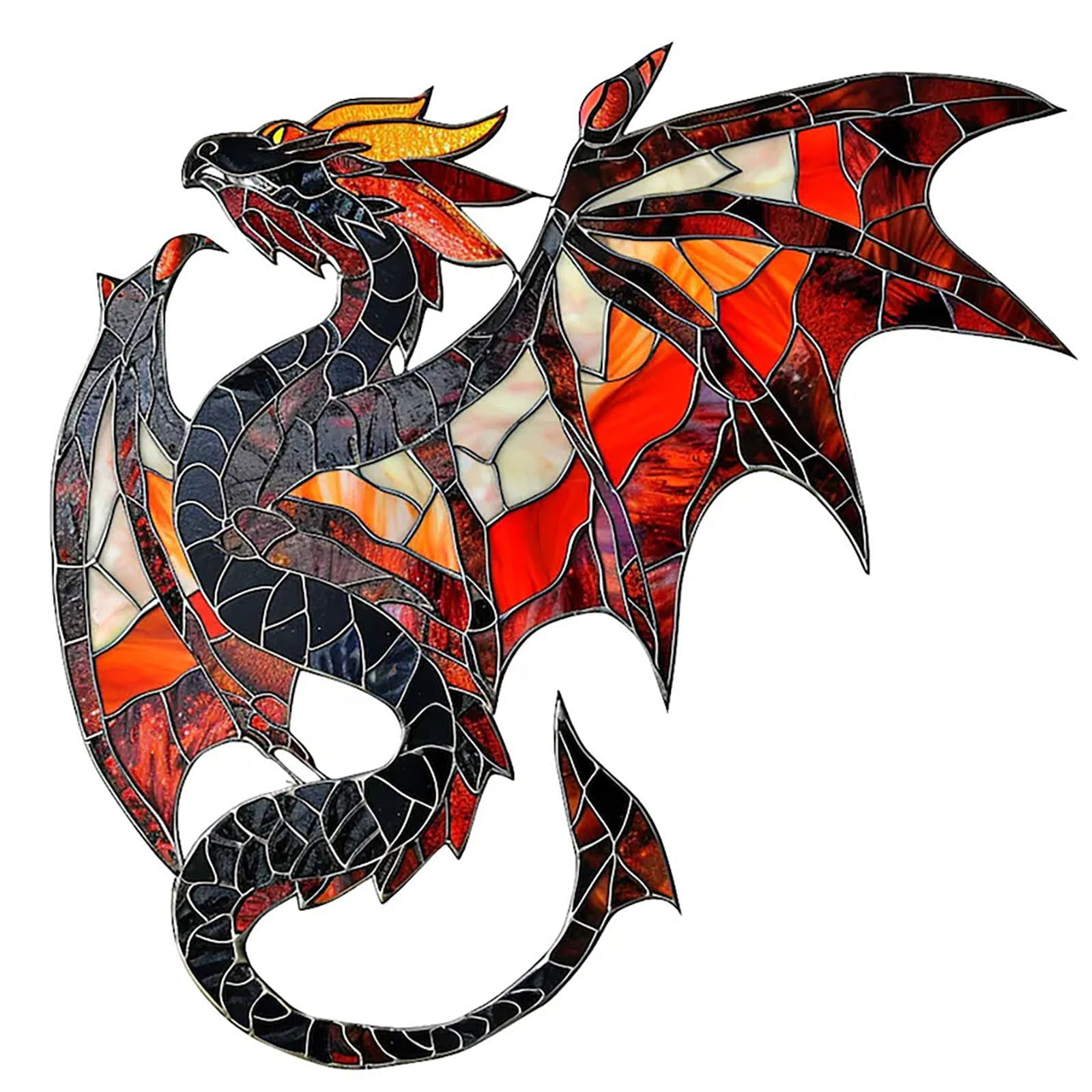 Acrylic Light Catching Flying Dragon Interesting Sunlight Light ...