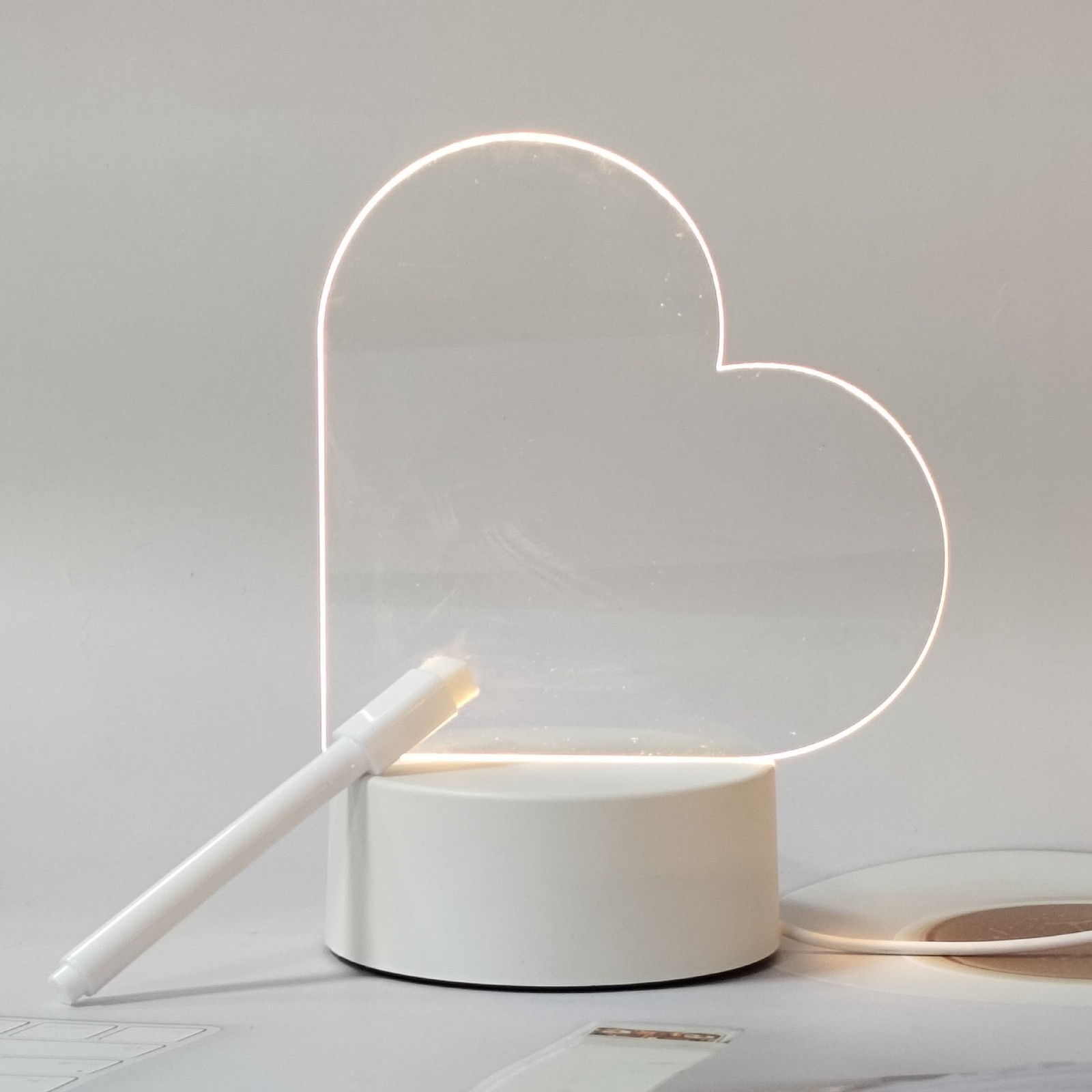 Acrylic Light Up Dry Erase Board, Magic Light Board, Led Drawing Pad,16 ...