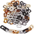 Acrylic Linking Rings Quick Link Connectors for Chains Making Rectangle ...