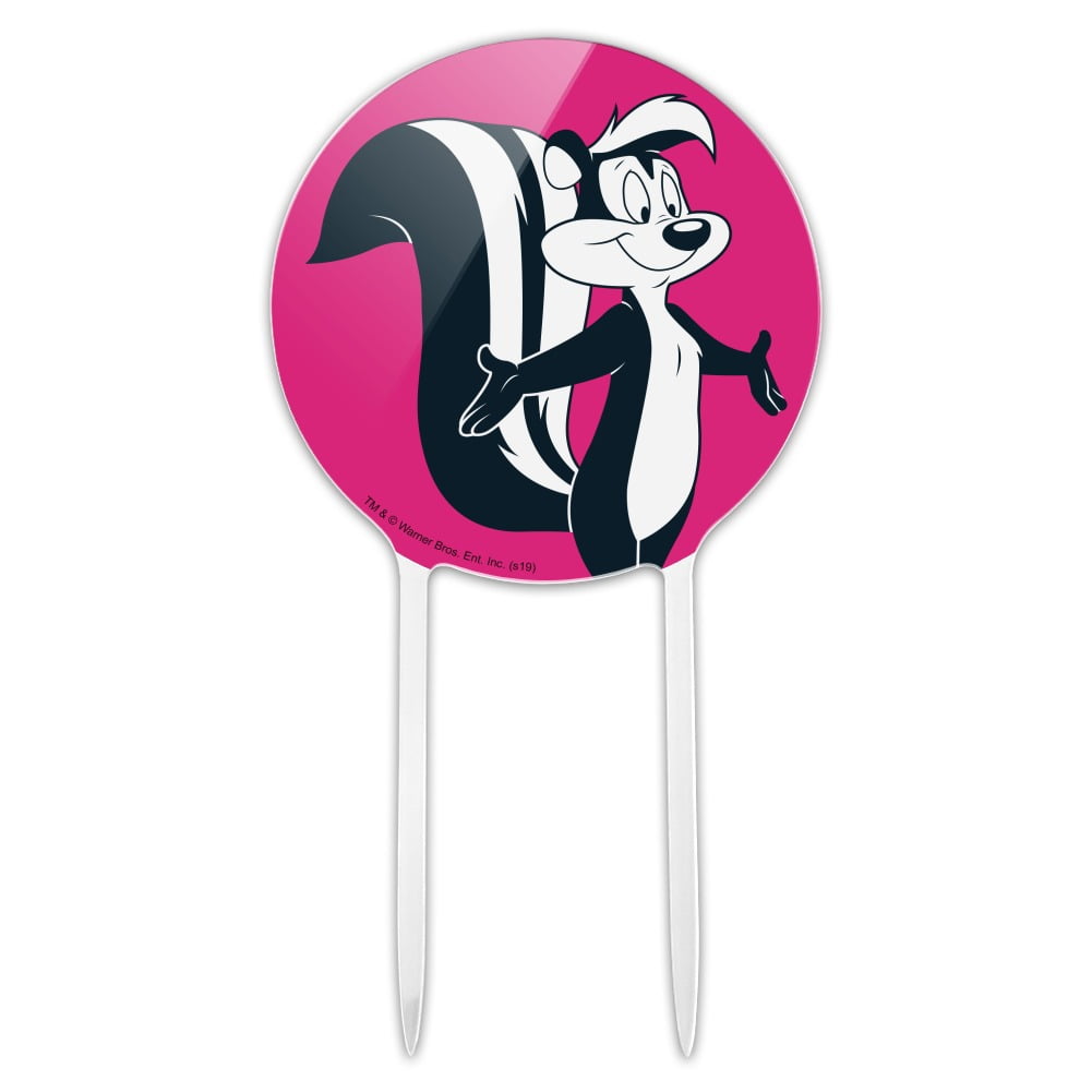 Acrylic Looney Tunes Pepe Le Pew Cake Topper Party Decoration for ...