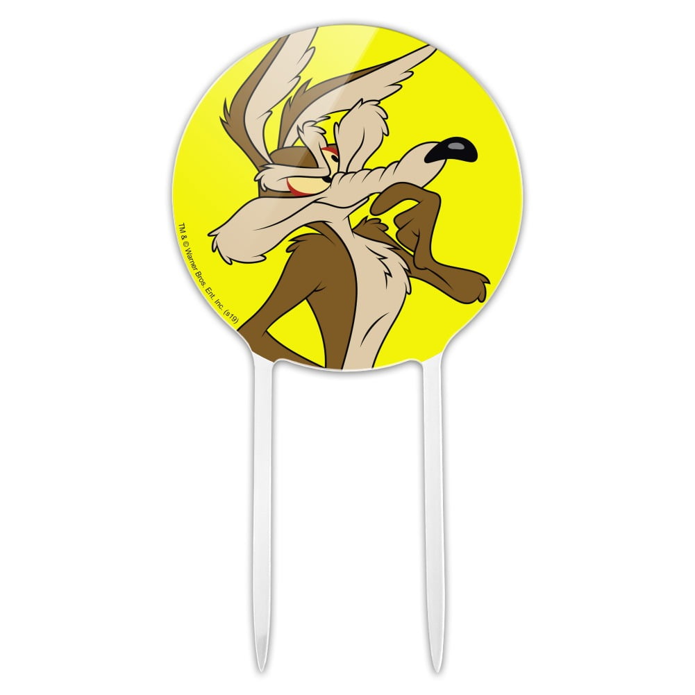 Acrylic Looney Tunes Wile E Coyote Cake Topper Party Decoration for ...