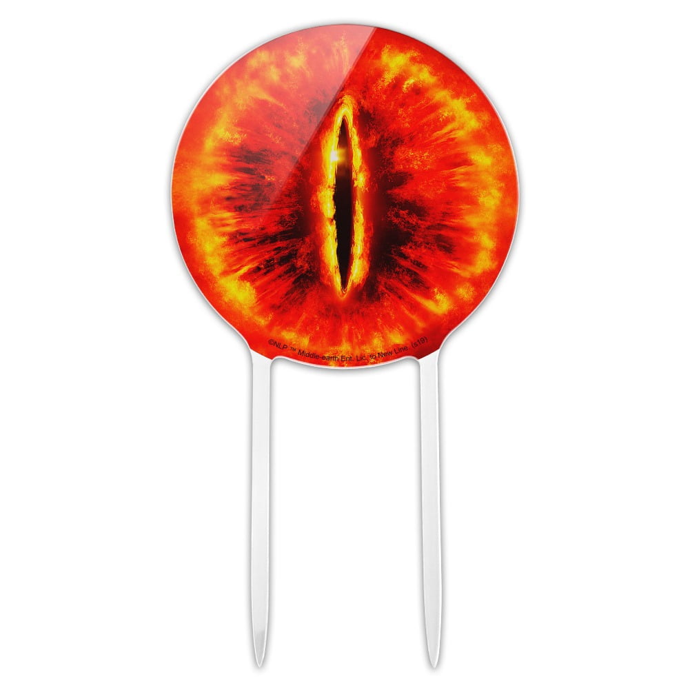 Graphics and More Lord of the Rings Eye of Sauron Cake Topper, Acrylic ...