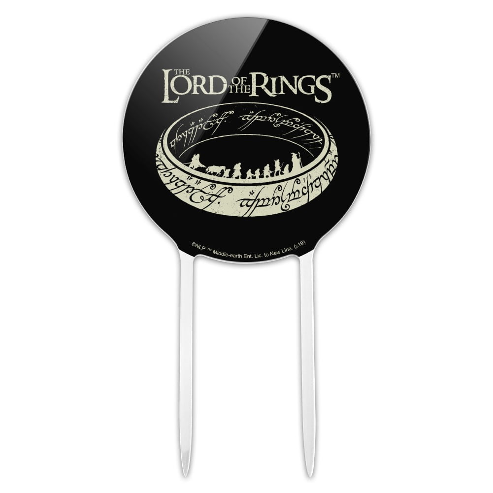 Acrylic Lord of the Rings The Journey Cake Topper Party Decoration for ...
