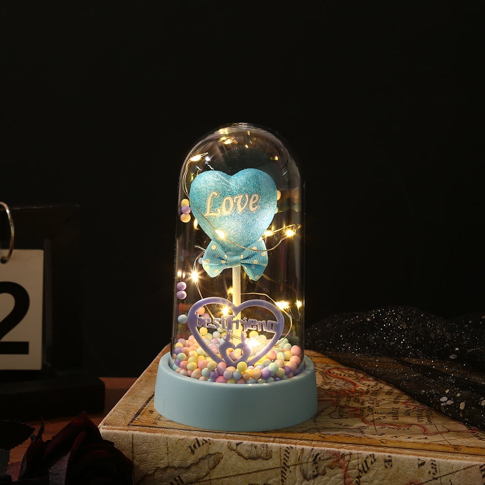 Acrylic Love Heart Light-Up Desktop Decoration for Ambient Romantic ...