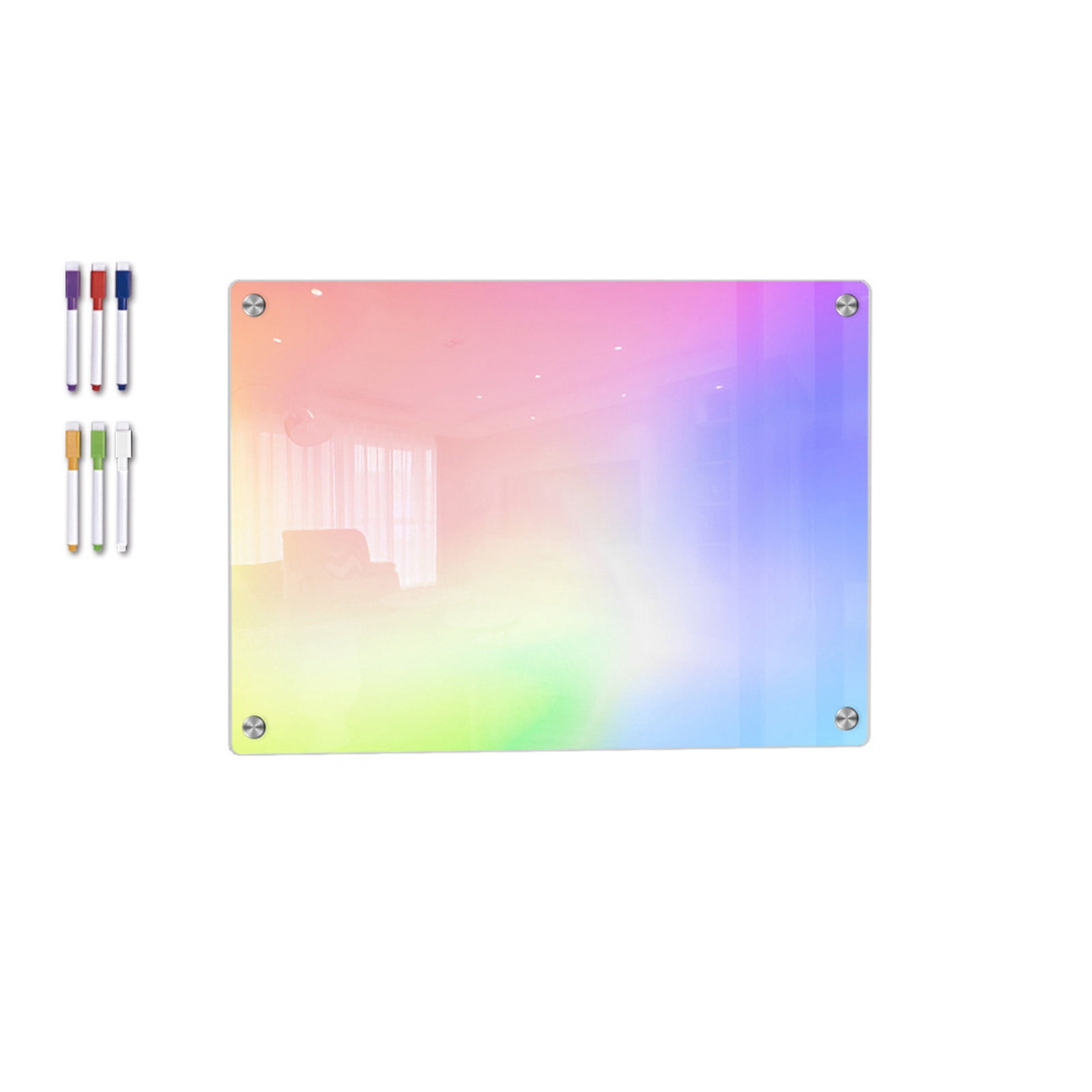 Acrylic Magnetic Dry Erase Board for Fridge, Clear Whiteboard for ...