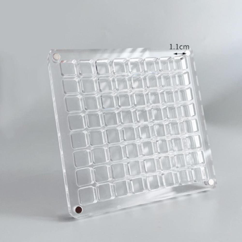 Acrylic Magnetic Seashell Display Box, 36-216Grids Clear Gemstone Beads ...