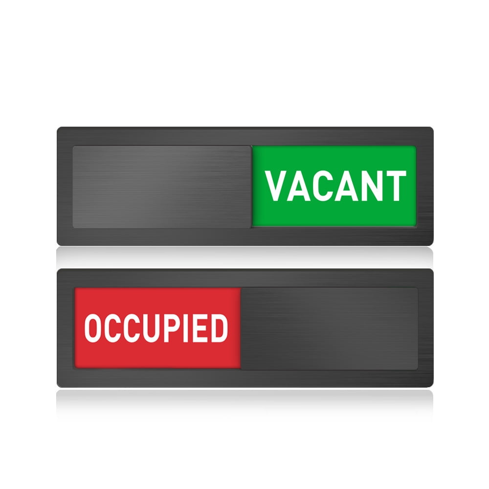 Acrylic Magnetic Sliding Door Sign, Office Status Indicator for Meeting ...