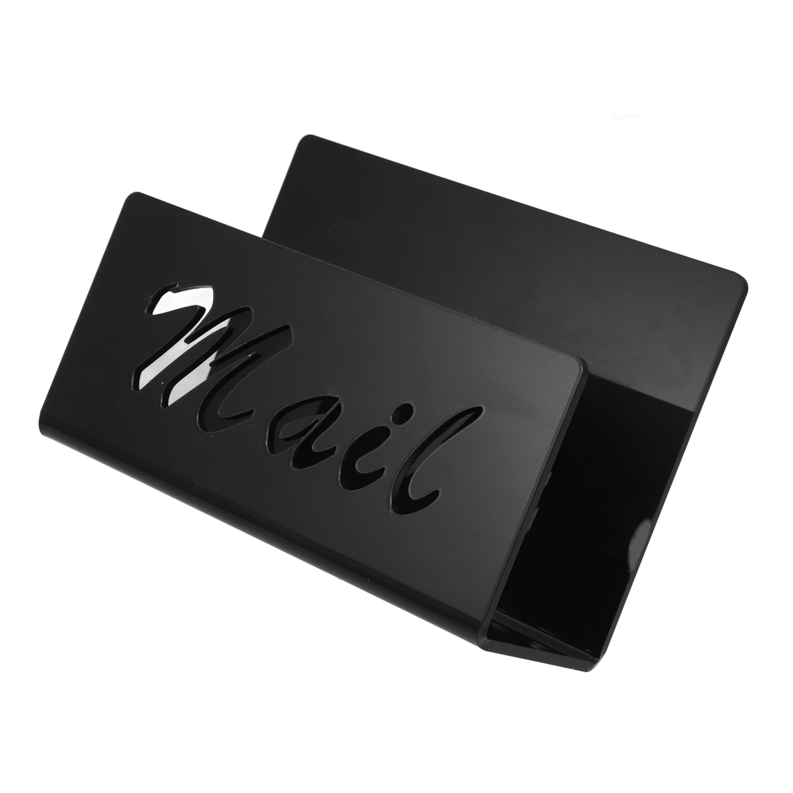 Acrylic Mail Holder Organizer Countertop File Storage Letter Envelope ...