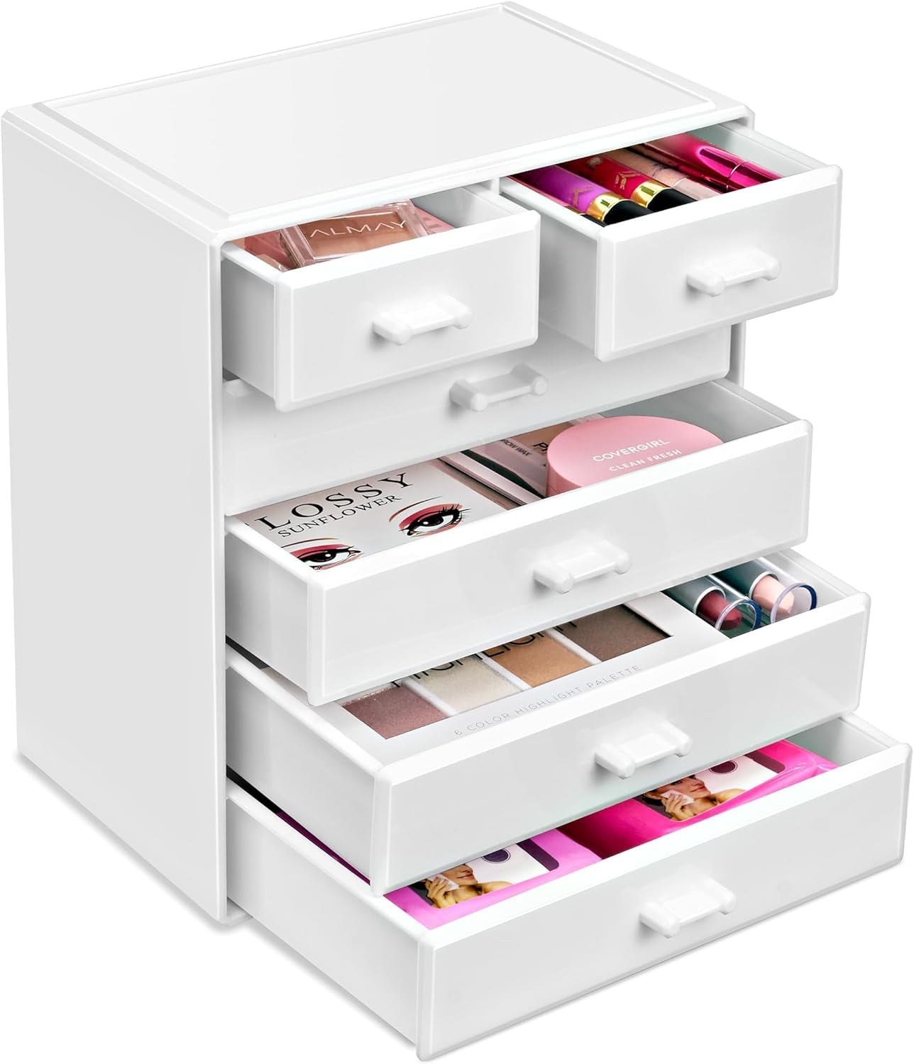 Acrylic Makeup Organizer - Organization and Storage Case for Cosmetics ...
