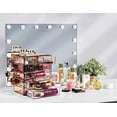Acrylic Makeup Organizer Set, 7-Drawer Vanity & Countertop Cosmetic ...