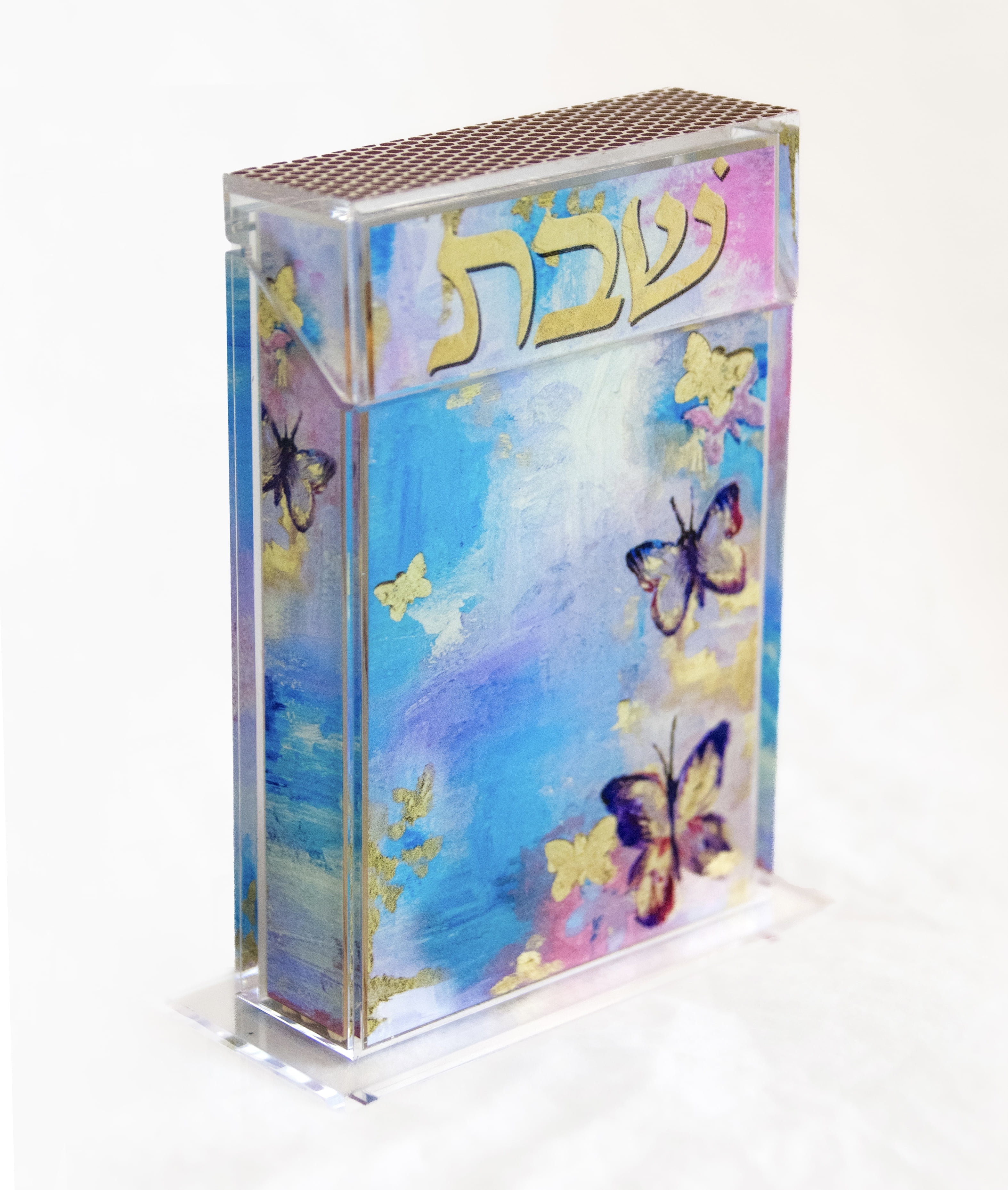Acrylic Match Box with Gold Tipped matches - Butterflies - Walmart.com