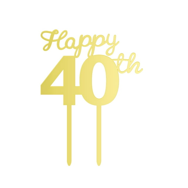 Acrylic Material Cake Decoration Birthday Man Woman Birthday Decoration ...