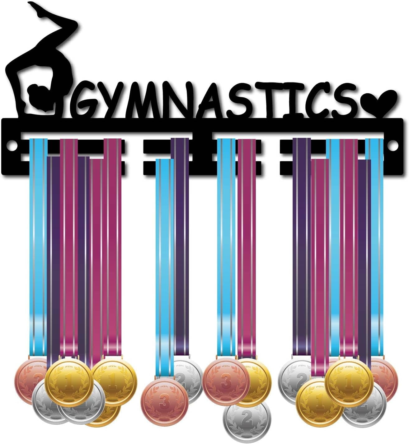 Acrylic Medal Holder Gymnastics Medal Hanger Display Stand Wall Mount ...