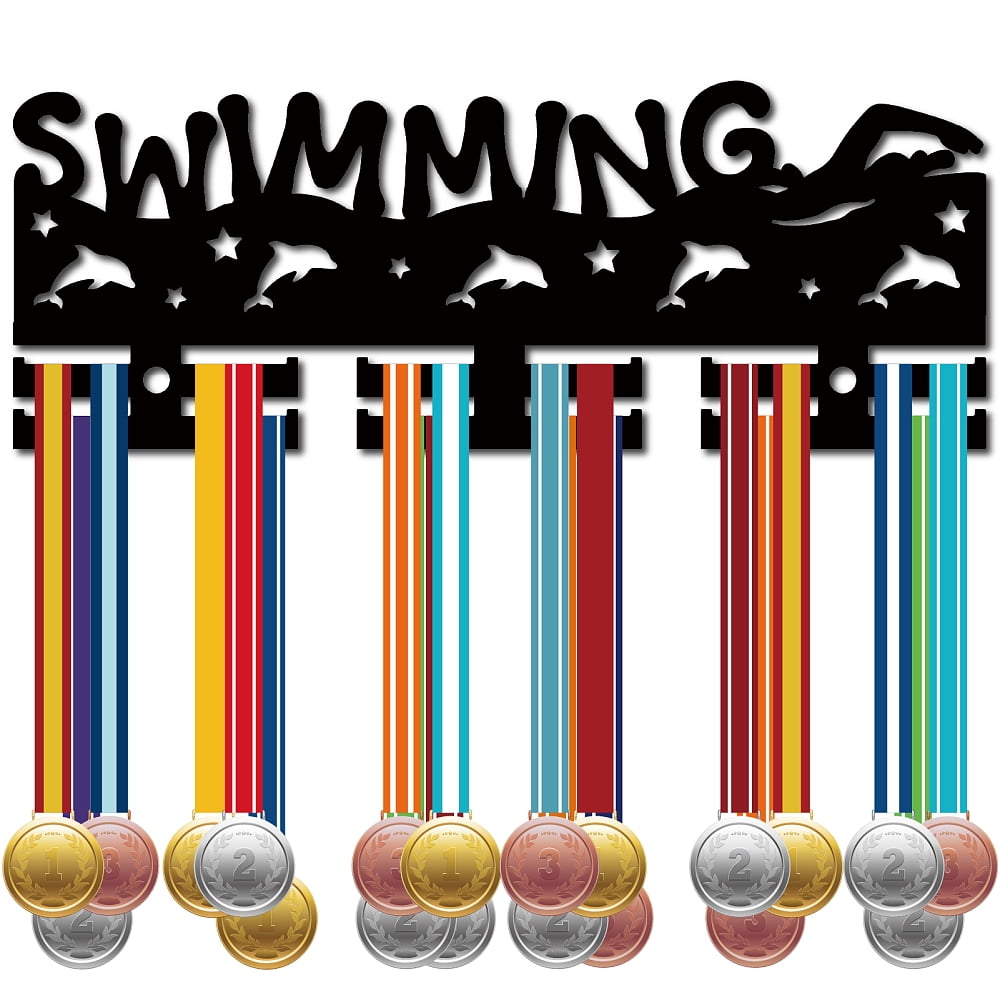 Acrylic Medal Holder Medals Display Hanger Rack with Hanger Hooks Medal ...