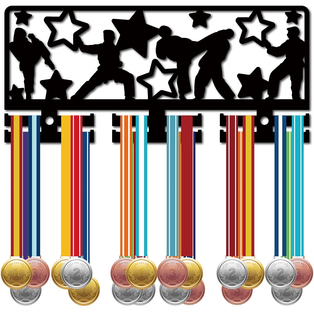 Acrylic Medal Holder Medals Display Hanger Rack with Hanger Hooks Medal ...