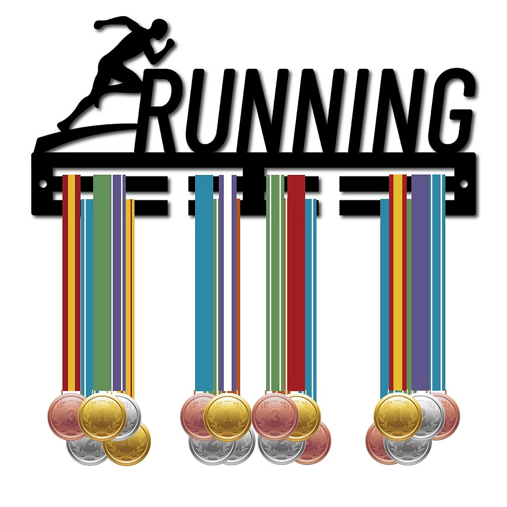 Acrylic Medal Holder Medals Display Hanger Rack with Hanger Hooks Medal ...