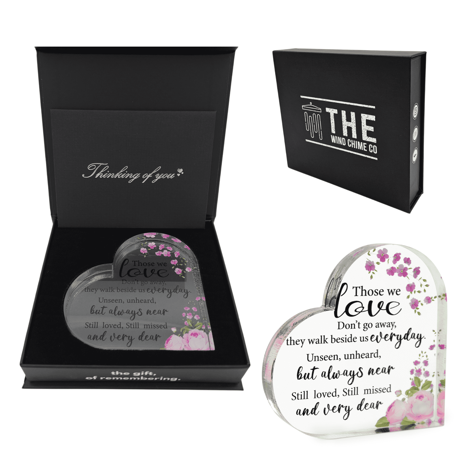Acrylic Memorial Heart - Those We Love - Walmart.com
