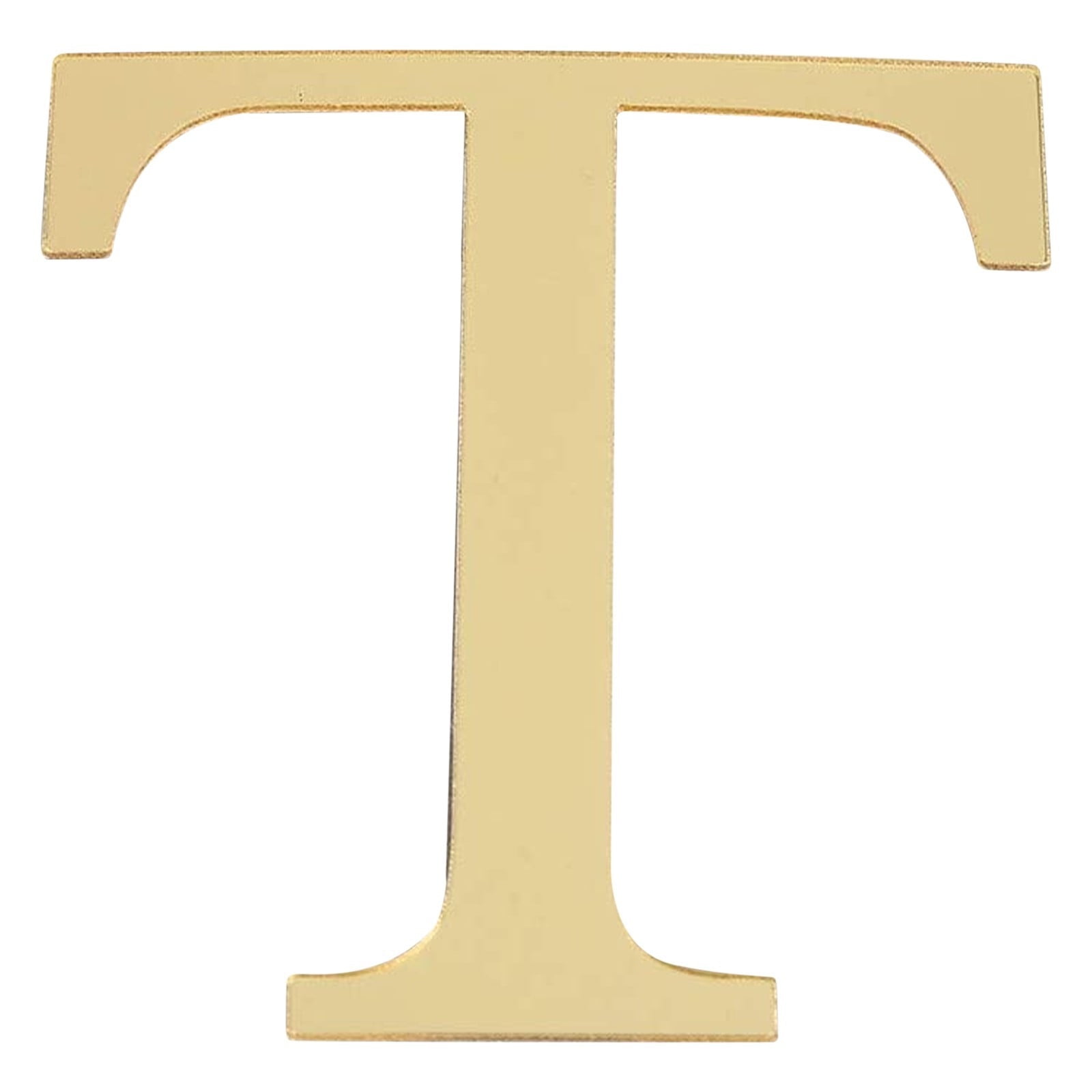 Acrylic Mirror Letter Wall Sticker | Reflective 3D Alphabet Decal | DIY ...