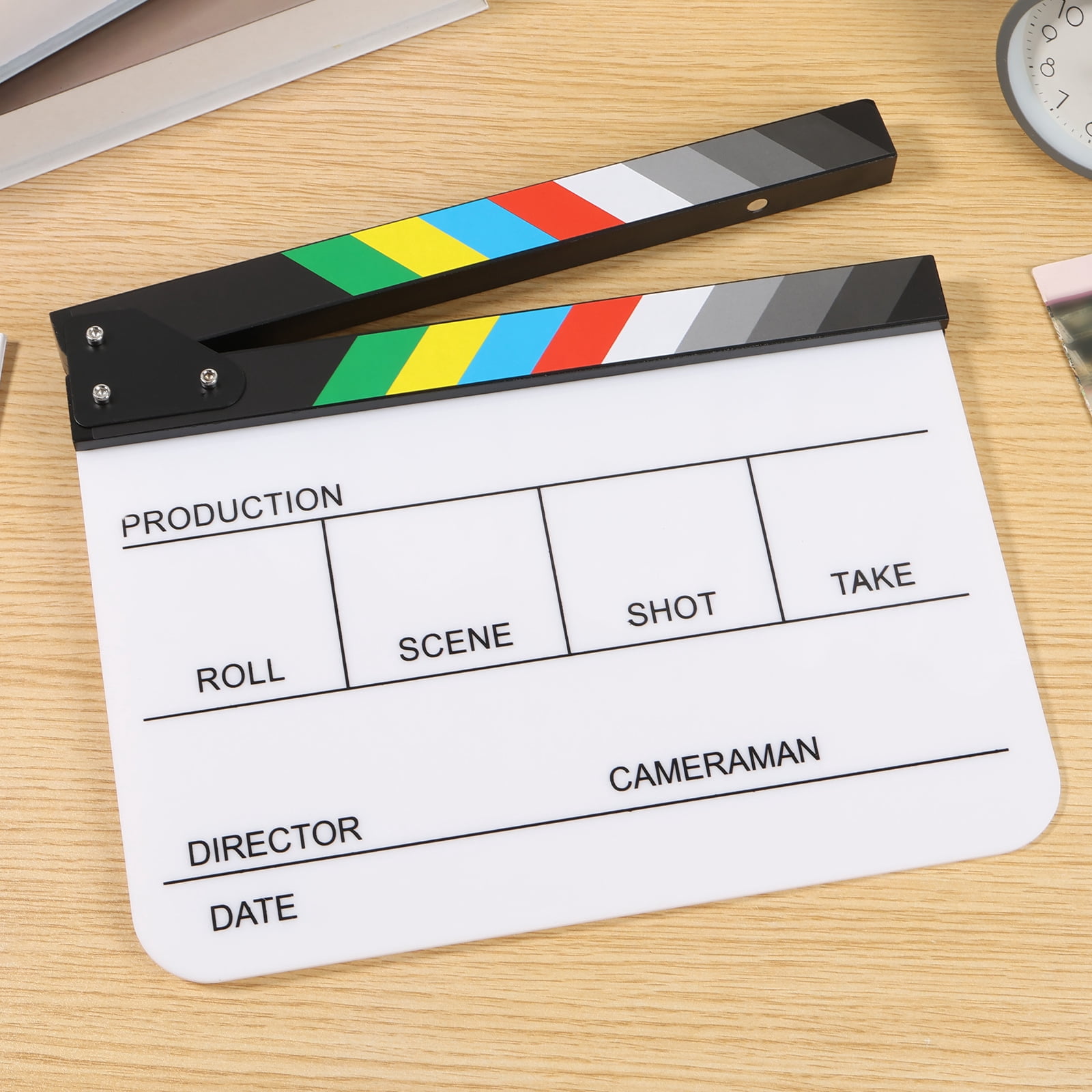 Acrylic Movie Directors Clapboard Decorative Film Clapper Board Slate ...