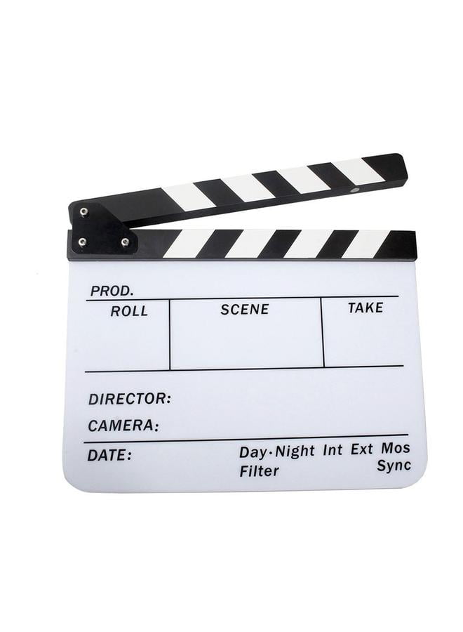 Acrylic Movie Directors Clapboard, Photography Video Clapper Board Dry ...