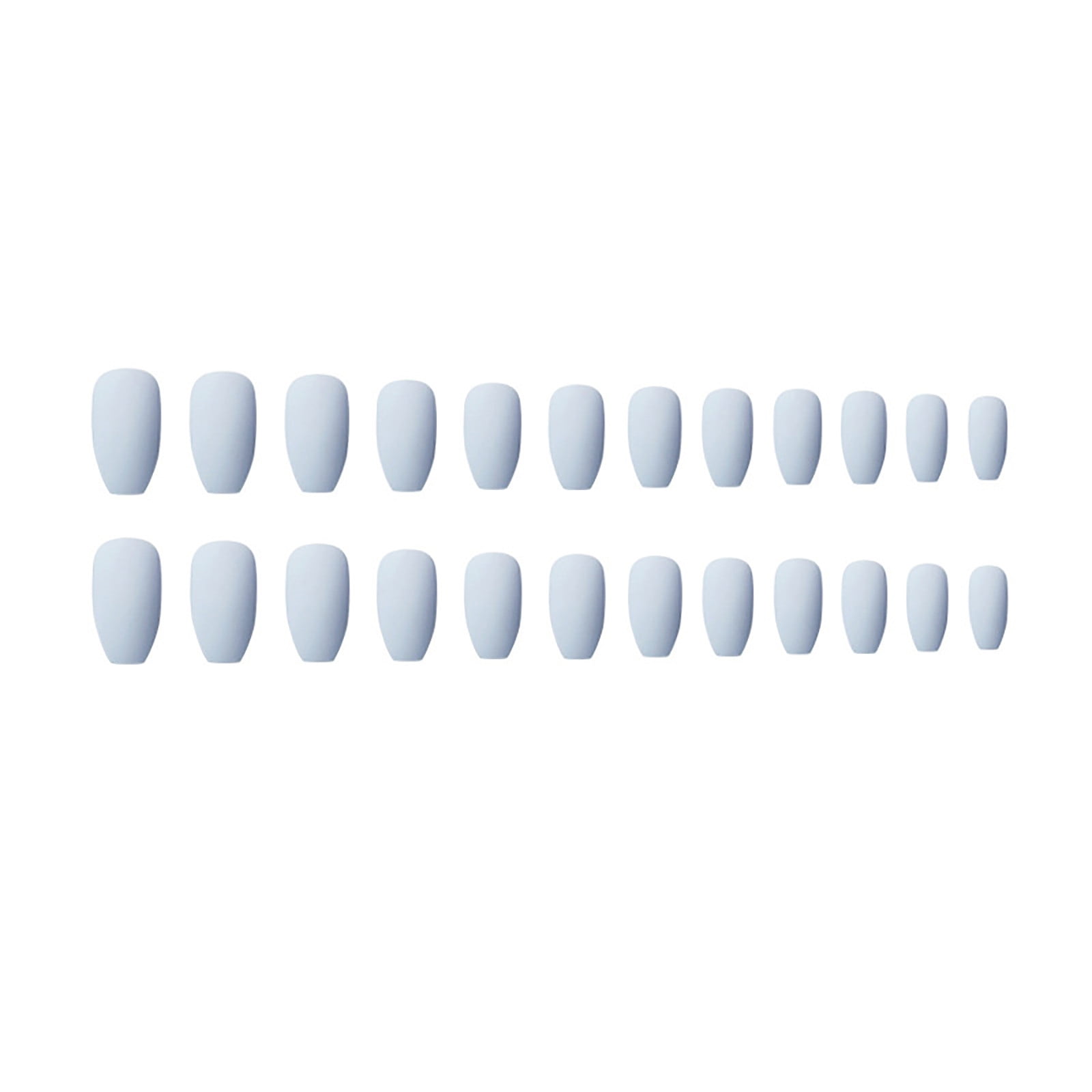 Acrylic Nail Chalk Nail Acrylic Tips Clear False Nails Coffin Shape ...