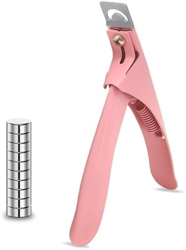 Acrylic Nail Cutter with Magnet Sizer & Length Measurement,Adjustable ...