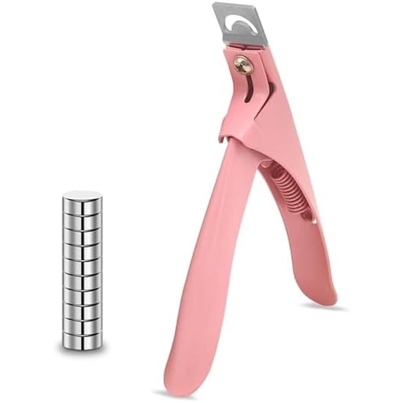 Acrylic Nail Cutter with Magnet Sizer & Length Measurement,Adjustable ...