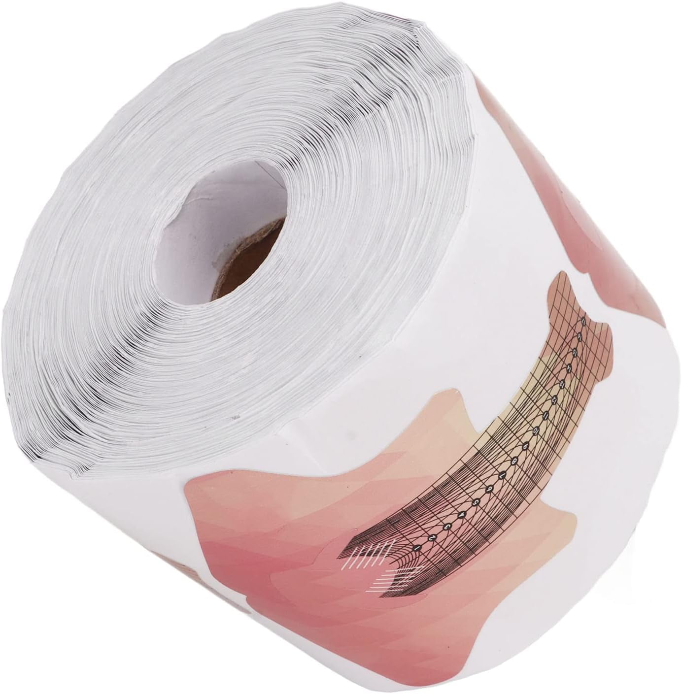 Acrylic Nail Forms Sticker, Nail Art Form Lengthen Fish Shape for Salon ...