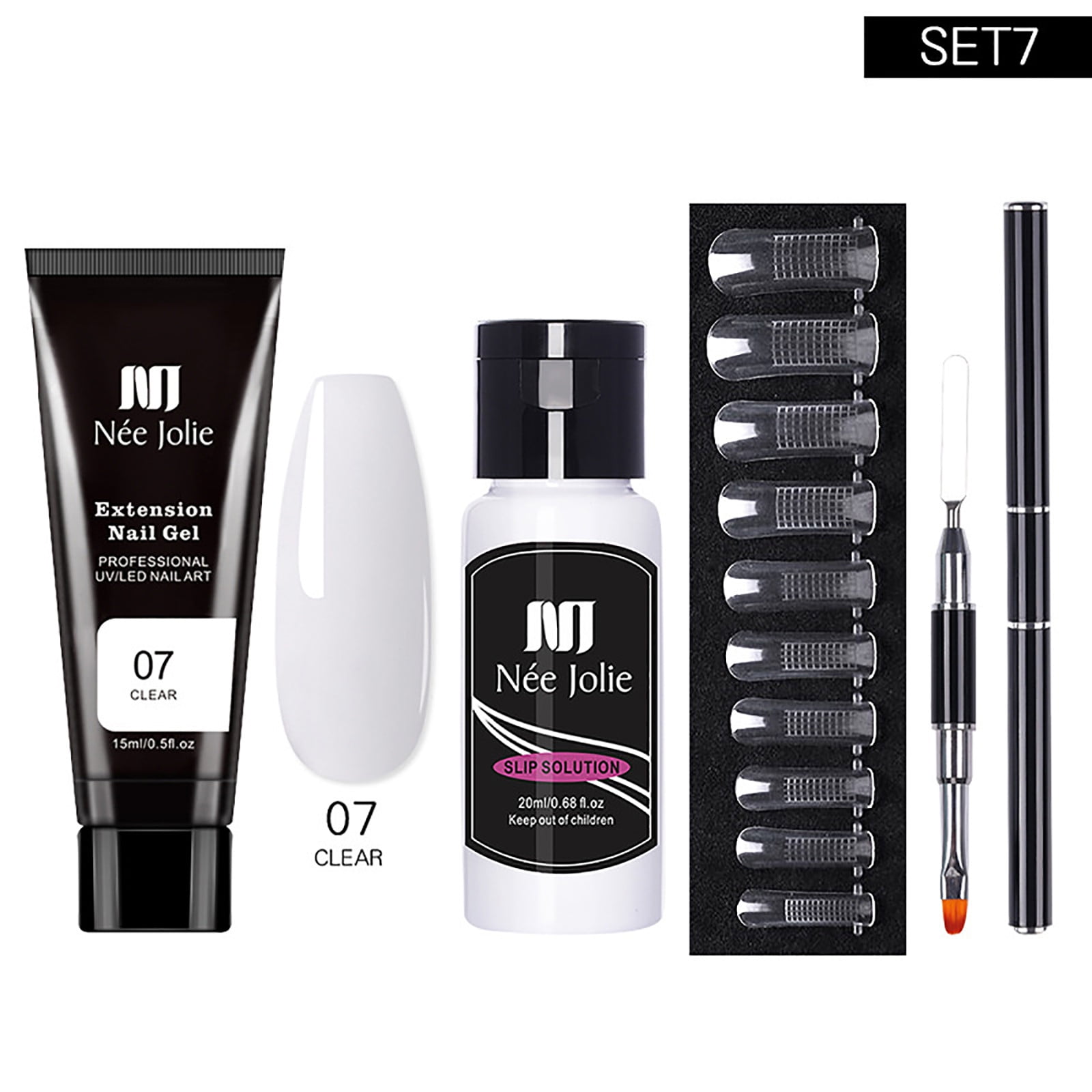 Acrylic Nail Set, tools Extension Gel Nail Kit Nail Nail Gel 15Ml Nail ...