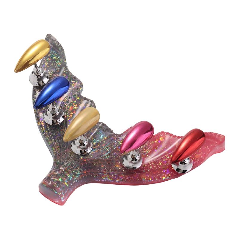 Acrylic Nails Art Practice Stands Nails Tips Holders Training ...