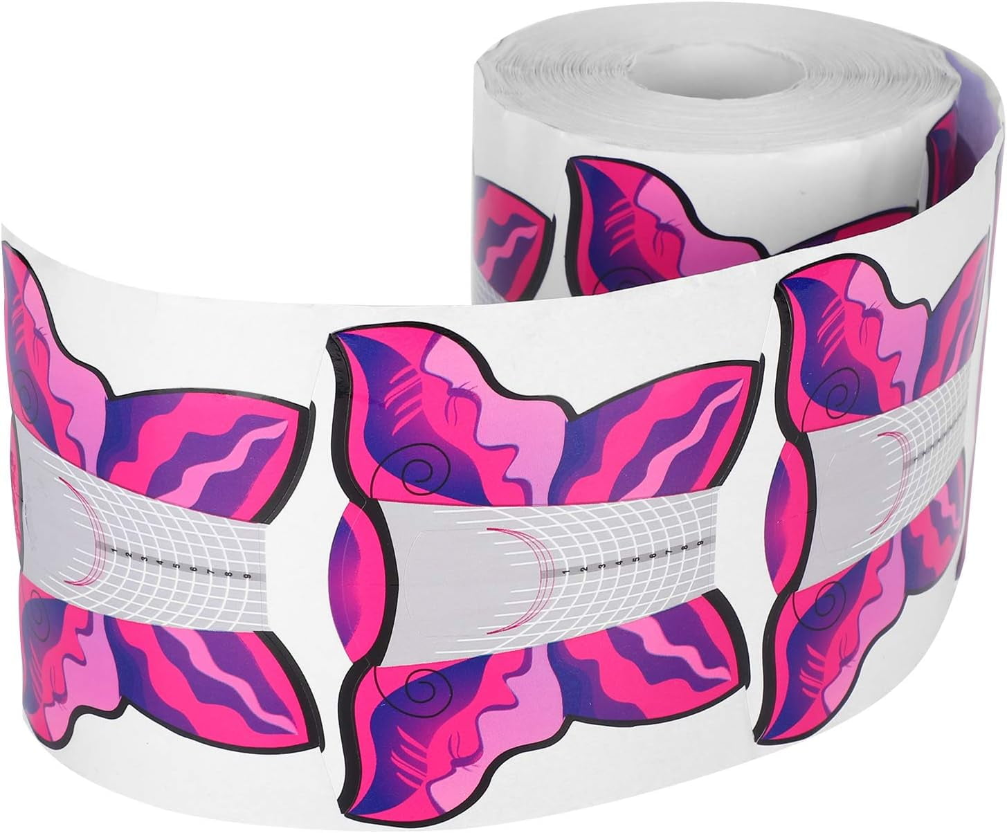 Acrylic Nali Forms, with Length Extension Sticker Sculpting Nail Forms ...