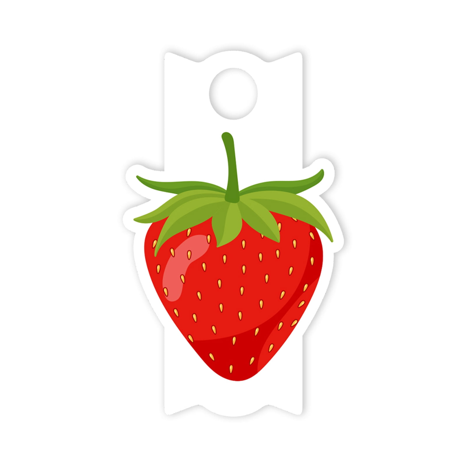 Acrylic Name Tags Acrylic Cup Lid Labels Fruit Pattern Design Stylish ...