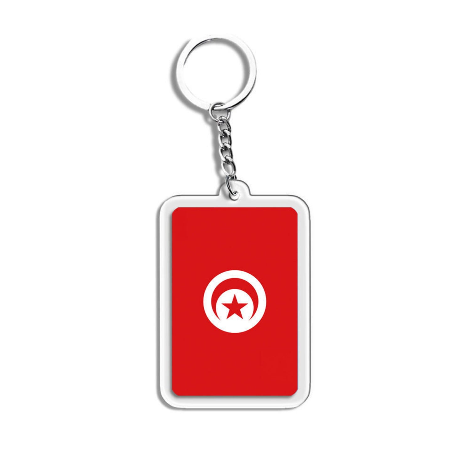 Acrylic National Flag Keychain Pendant Travel Souvenir Small Gift ...
