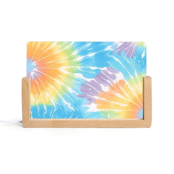 Acrylic Night Light Colorful Inclined Plug Base Simple To Install And ...