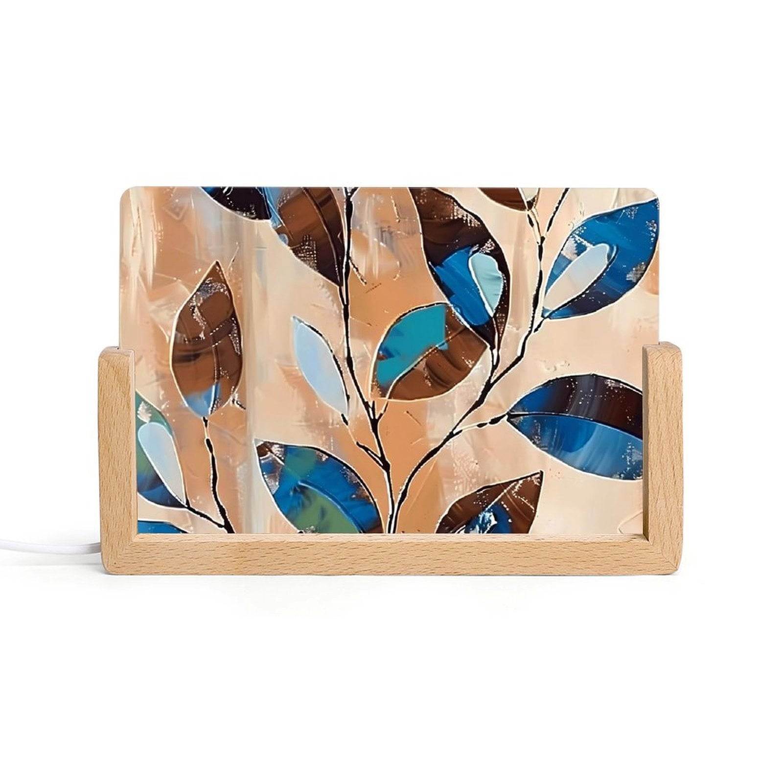 Acrylic Night Light Colorful Inclined Plug Base Simple To Install And ...