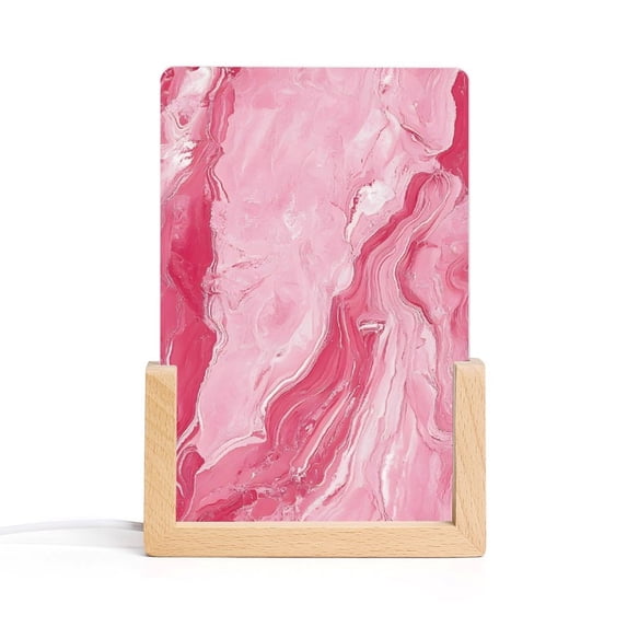 Acrylic Night Light Colorful Inclined Plug Base Simple To Install And ...