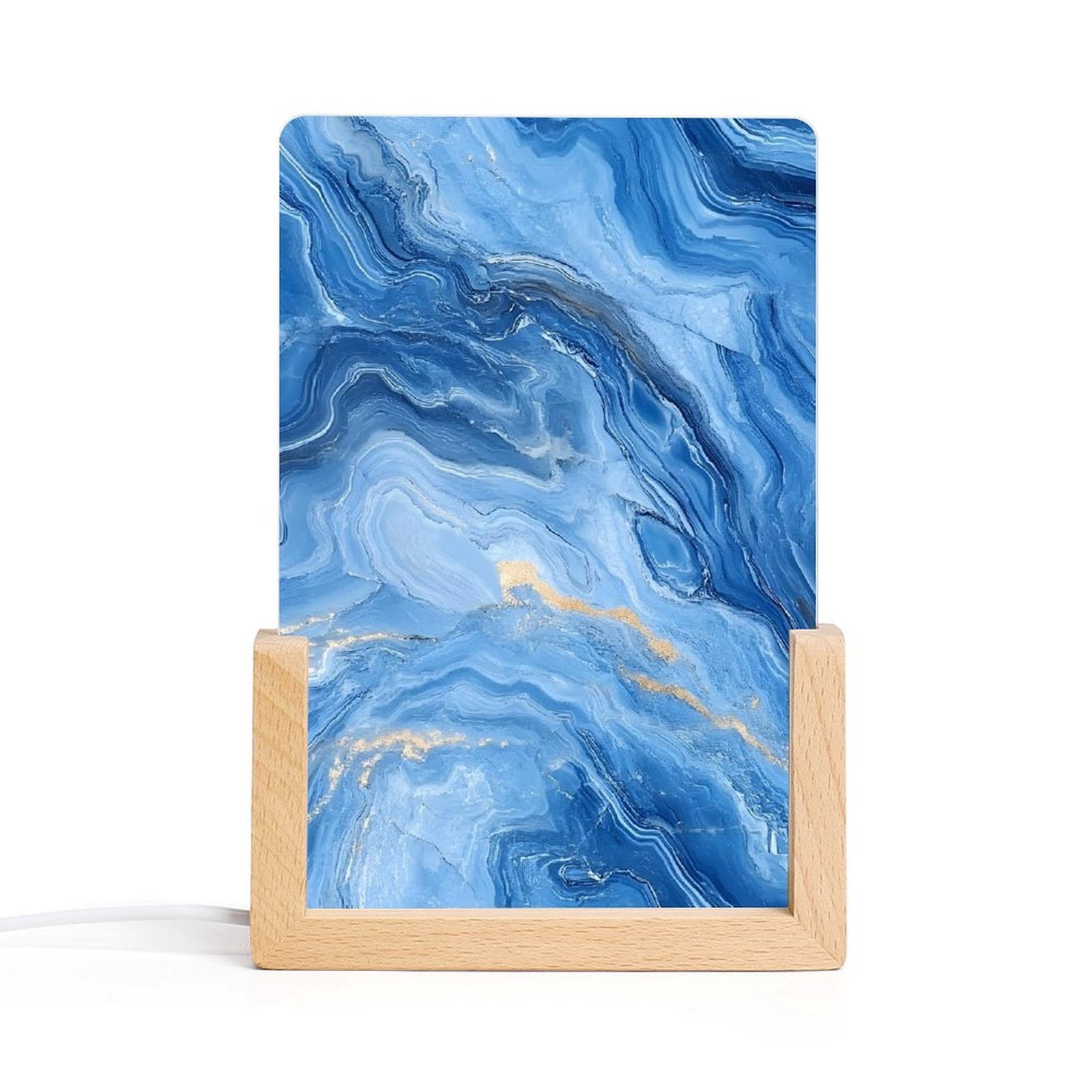 Acrylic Night Light Colorful Inclined Plug Base Simple To Install And ...
